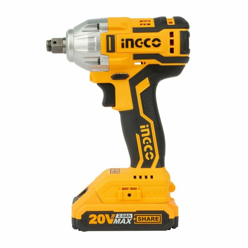 Гайковерт бесщеточный Ingco CIWLI2001 20В 2 Ач