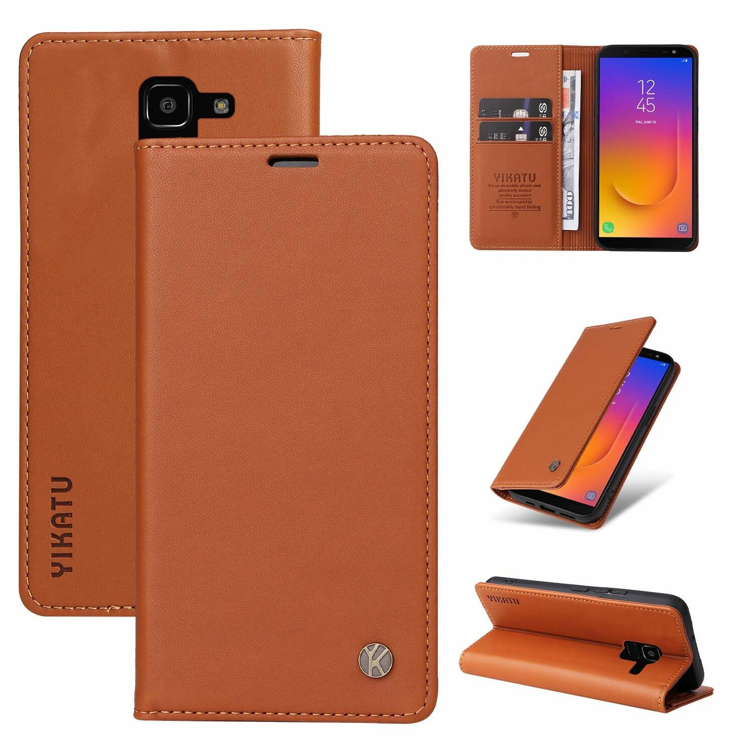 Подходит для Samsung Galaxy J4 J400( Самсунг Галакси J4 J400) Магнитные пряжки, кронштейны, сейсмостойкие