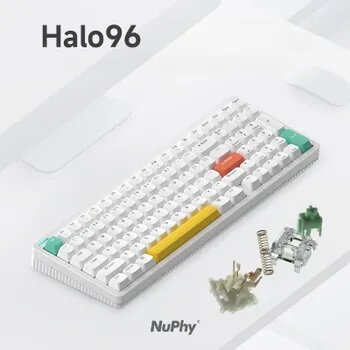 NuPhy Клавиатура беспроводная Halo96 Baby Kangaroo Switch, (Baby Kangaroo), белый
