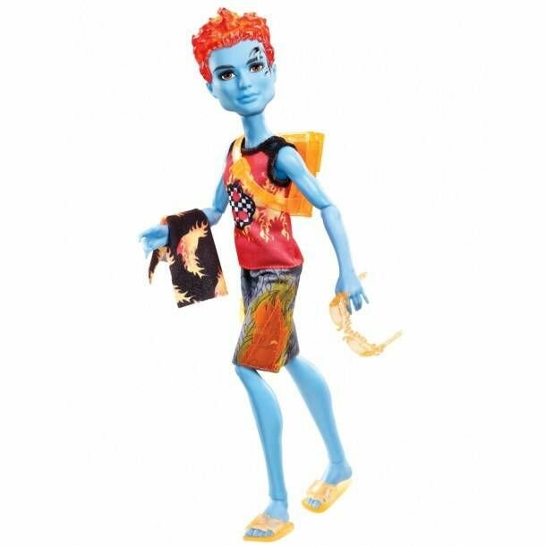 Кукла Монстер Хай Monster high Холт Хайд пляжный swim class, красно-синяя