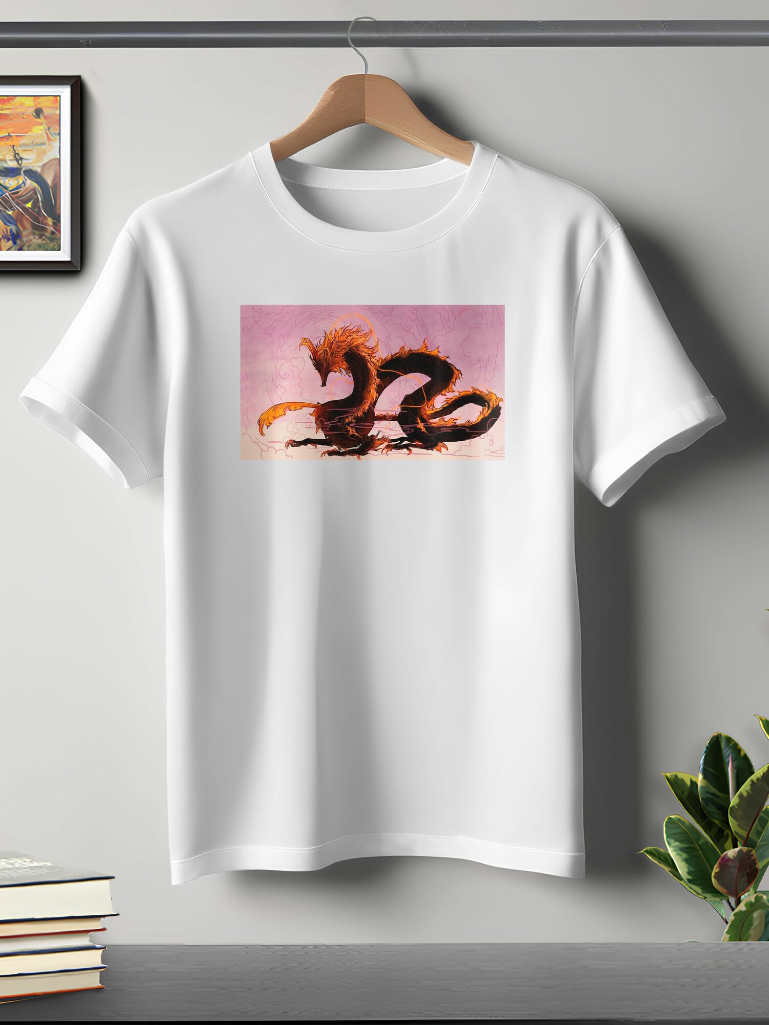 Футболка  Детская ONEQ 98 (3-4) размер с принтом Genshin Impact, белая