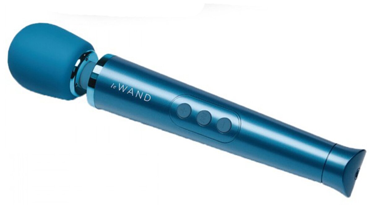 Вибратор с 6 режимами стимуляции Le Wand , синий LW-007-BLU