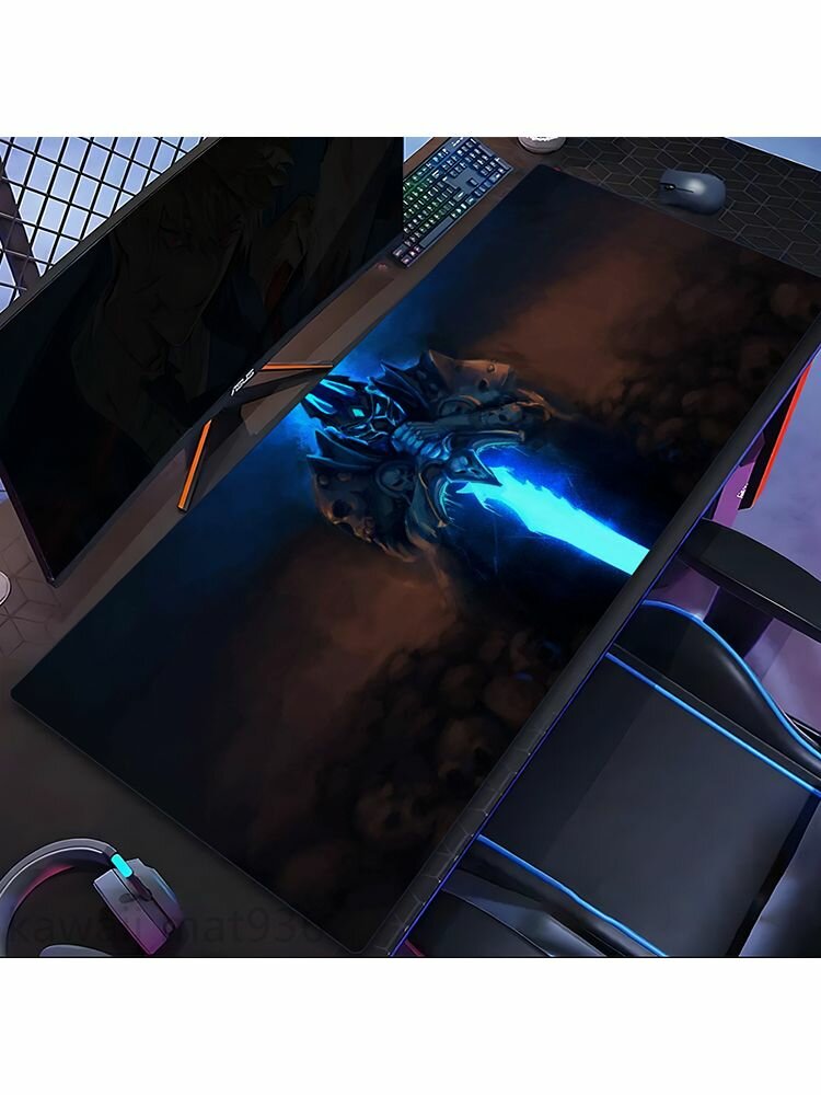 Большая игровая клавиатура и коврик для мыши World of Warcraft, встроенный в ноутбук, размер 40x90xxl