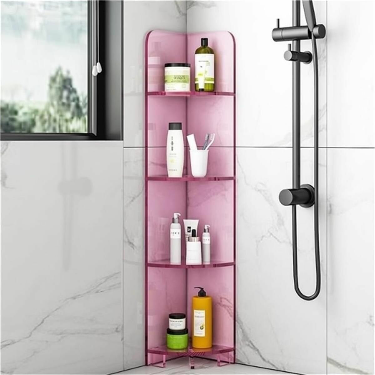 Стеллажи для хранения на 4 полках, стеллажи для ванной комнаты