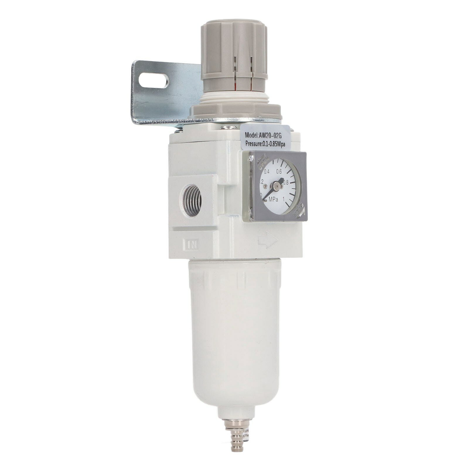 Воздушный фильтр, регулятор давления G1/4, фитинги для компрессорных труб, инструменты, аксессуары с кронштейном