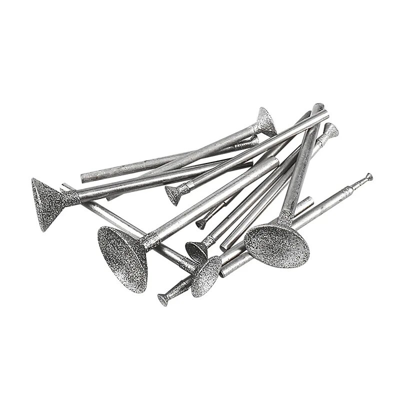 Алмазная шлифовальная головка 2,35/3 мм вогнутая для резьбы по камню 2.35x6mm, 2pcs