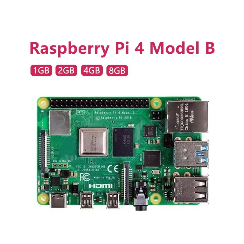 Raspberry Pi 4 Model B 1ГБ/2ГБ/4ГБ/8ГБ ОЗУ Raspberry Pi 4 (2G ), Raspberry Pi 4 Board