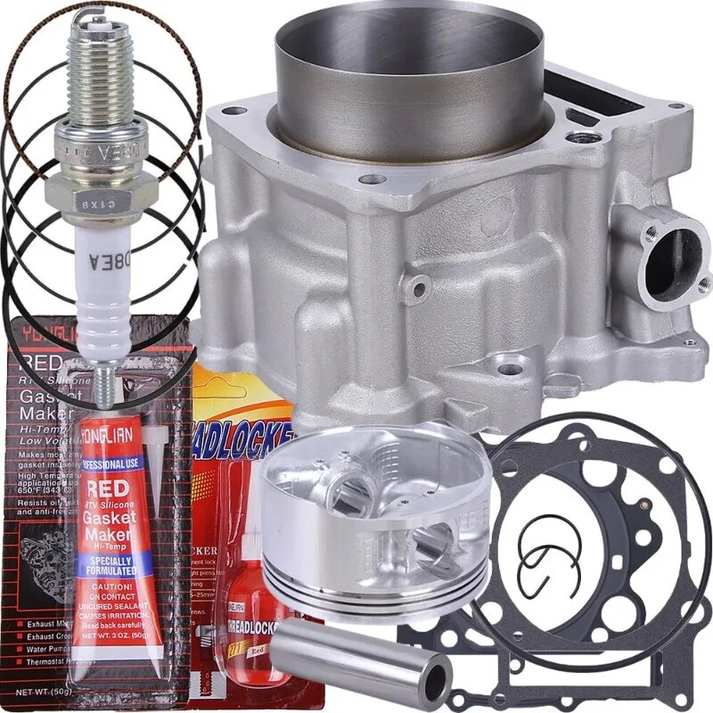 Комплект цилиндров мотоцикла 102 мм для Yamaha Grizzly 660 YFM660 02-08 Raptor 660R 686 01-05 Rhino 04-07 3YF-11181-00-00 Блок