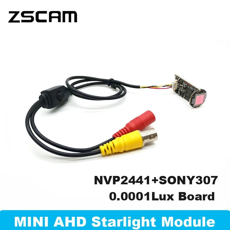 Мини камера видеонаблюдения ZSCAM 2MP Starlight, PAL, AHD Signal