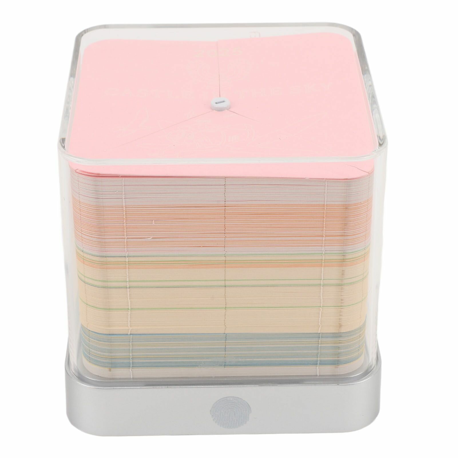 3D календарь-замок для записей 2025 Creative Time Piece с резными бумажными элементами для декора стола