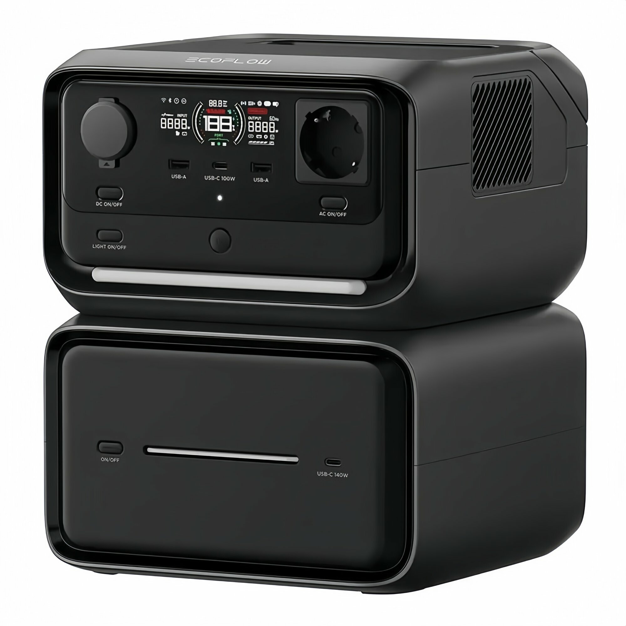 Портативная зарядная станция EcoFlow RIVER 3 Max Plus (емкость 858 Втч | мощность до 1200 Вт в режиме X-Boost | UPS)