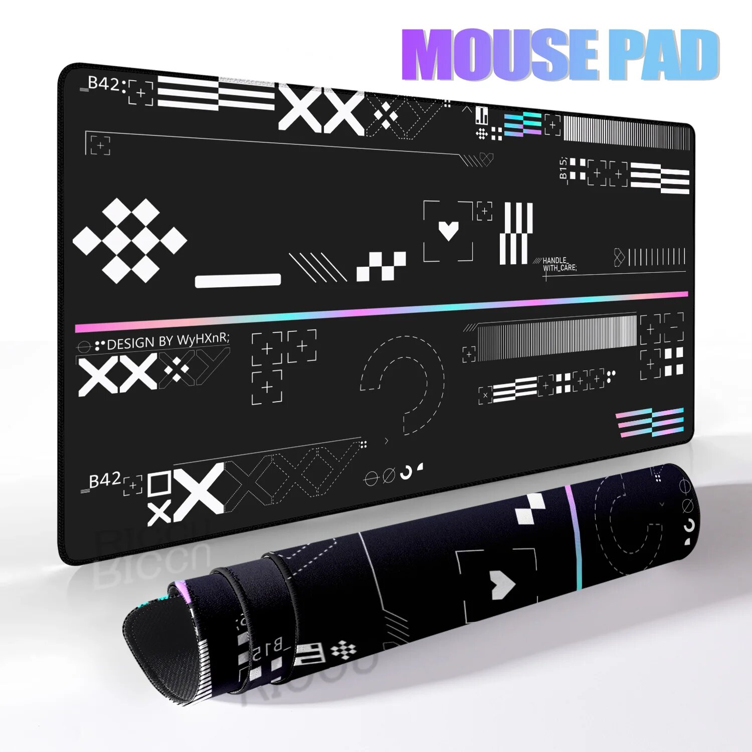 Резиновый коврик для мыши CS GO XXL 40x90 см 700x300x3mm, Wsj24080212A