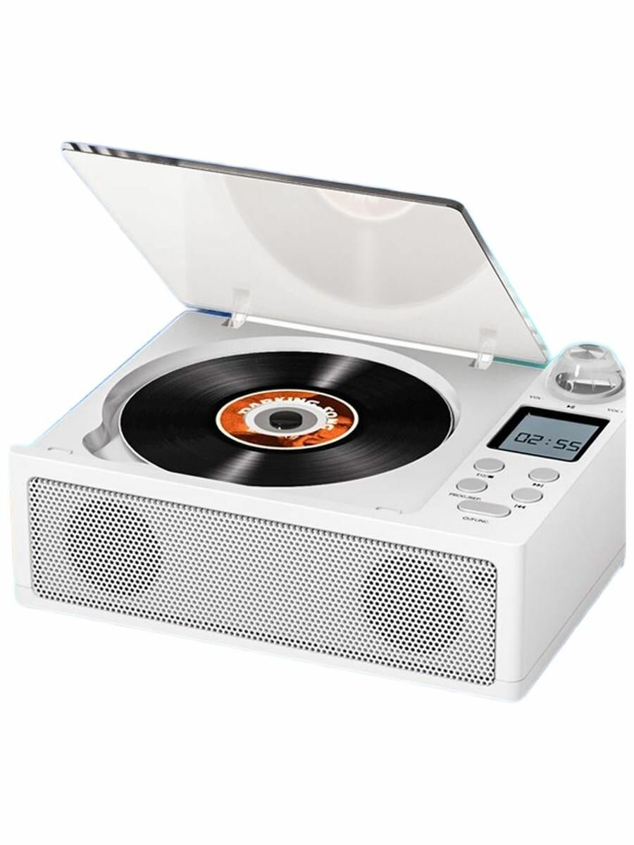 Портативный CD проигрыватель плеер с пультом управления Радио, CD, USB, MP3, Bluetooth, SD карта, AUX