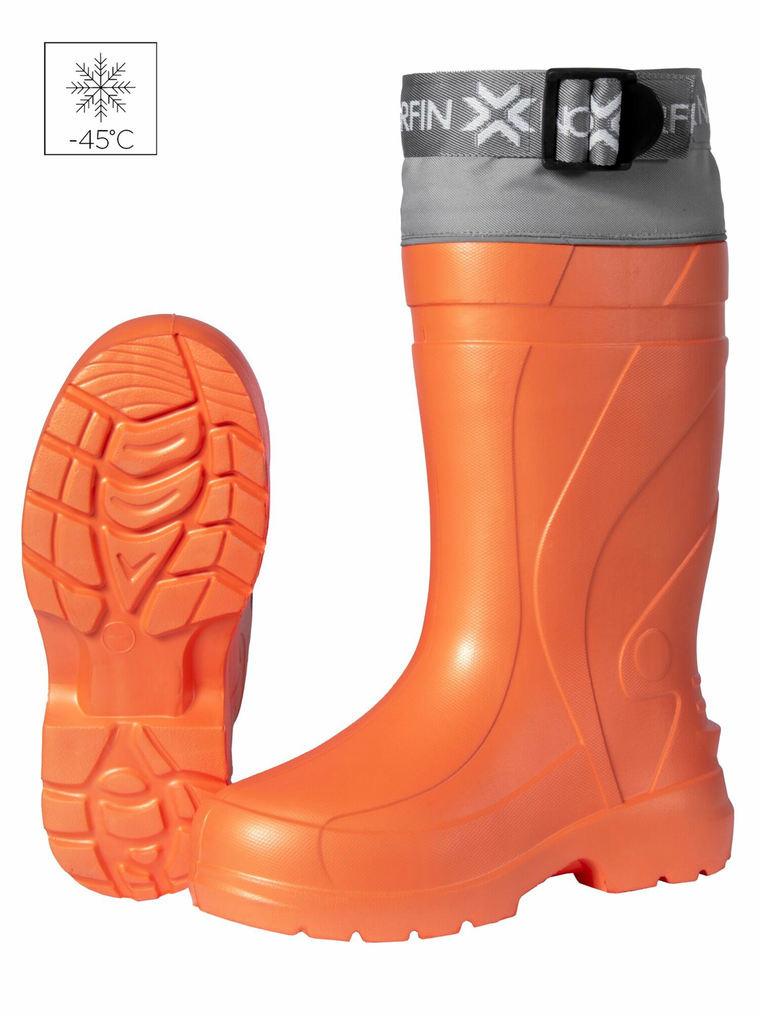 Сапоги зимние Norfin SCANDIC с манжетом (оранжевые) -45 EVA р.42