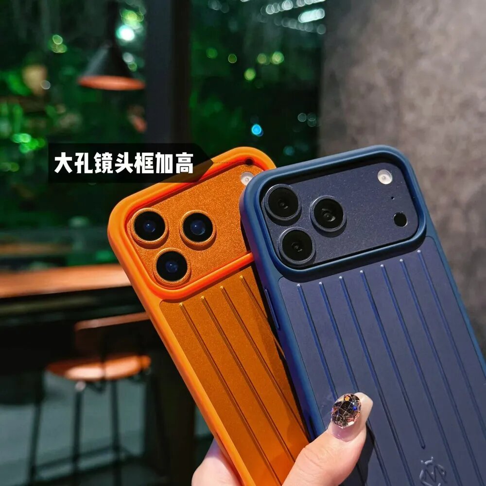 Чехол RIMOWA Case for iPhone 17 Pro Max titanium — фото 1
