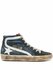 Кроссовки Golden Goose Slide Classic, размер 37 IT, синий