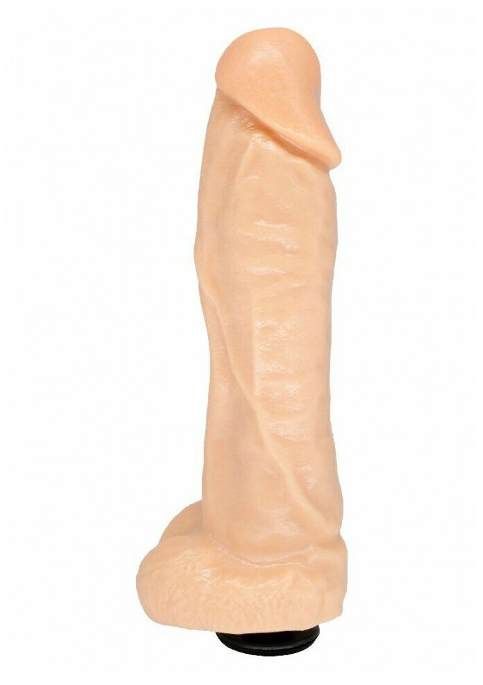 LOVETOY (А-Полимер) Насадка для страпона ПВХ Harness 20,5 см, 205500, телесный, 20.5 см, M