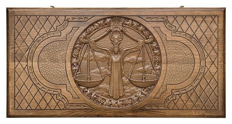 Нарды резные Зодиак Весы, Ustyan GU057