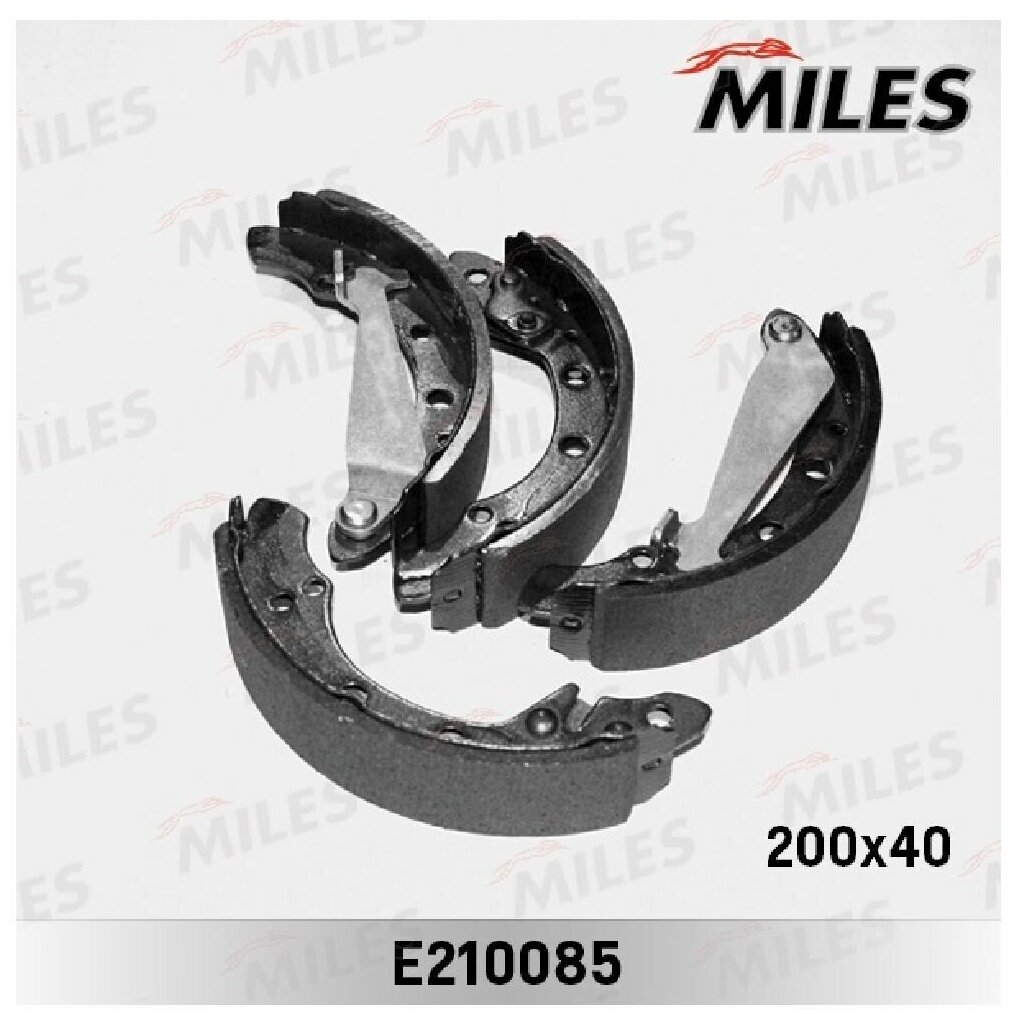 Колодки тормозные задние барабанные Miles E210085 для а/м AUDI 100/80 76-91/VW PASSAT 75-88