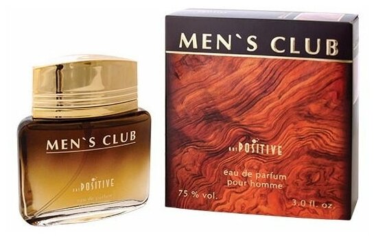 Positive parfum Парфюмерная вода мужская MEN S CLUB