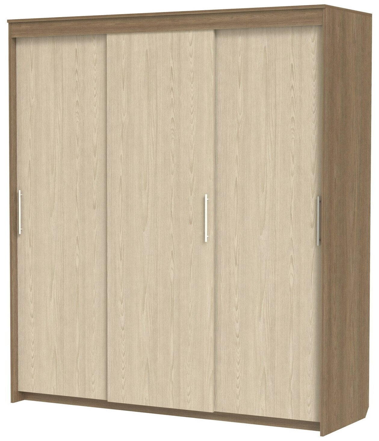 Шкаф-купе, гардероб, шкаф для одежды ШК-22 187/210/62 см Шимо темный/Шимо светлый