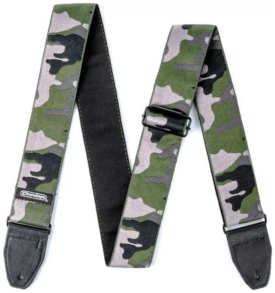 D67-16 Jacquard Ranger Green Ремень для гитары, Dunlop