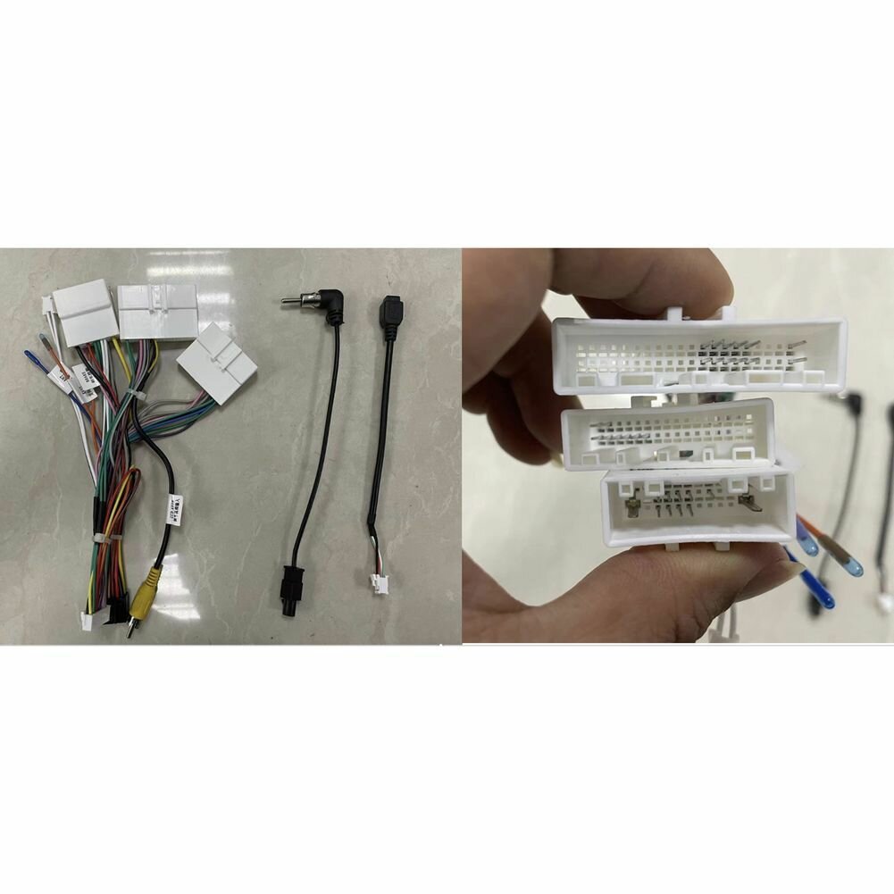 Проводка для подключения Android автомагнитолы 16-pin RENAULT Arkana, Duster 2021+ / Питание + Динамики + Антенна + Камера + Руль + USB + CANBUS CARAV 16-124