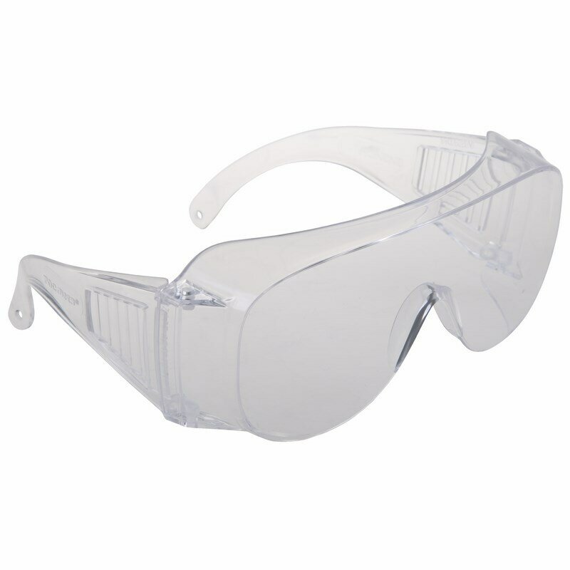 Очки защитные РОСОМЗ О35 визион, открытые, светофильтр 2С, защита 1,2, линза PС