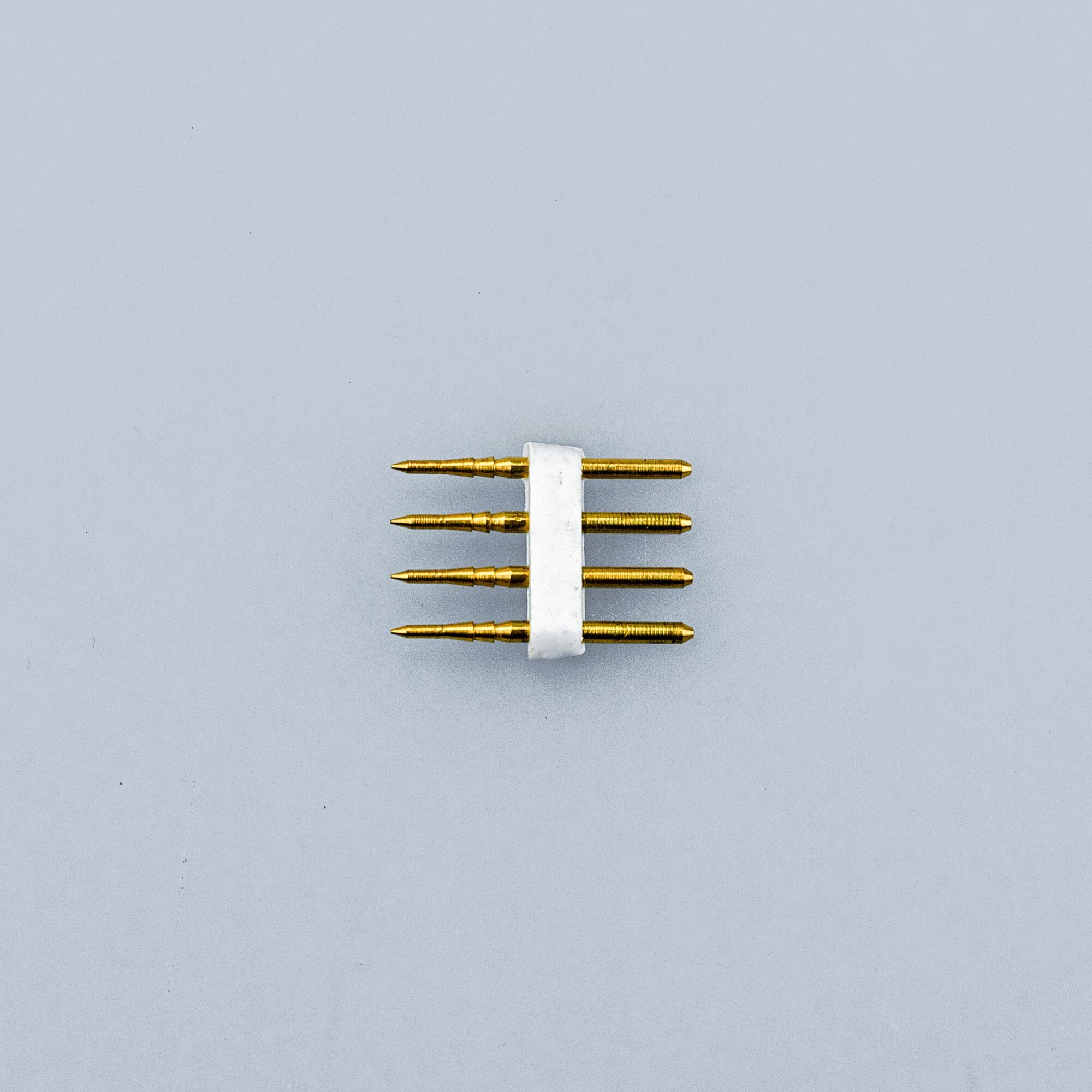 Игольчатый алюминиевый Коннектор Eleganz для светодиодной ленты RGB 220V (10 шт.)