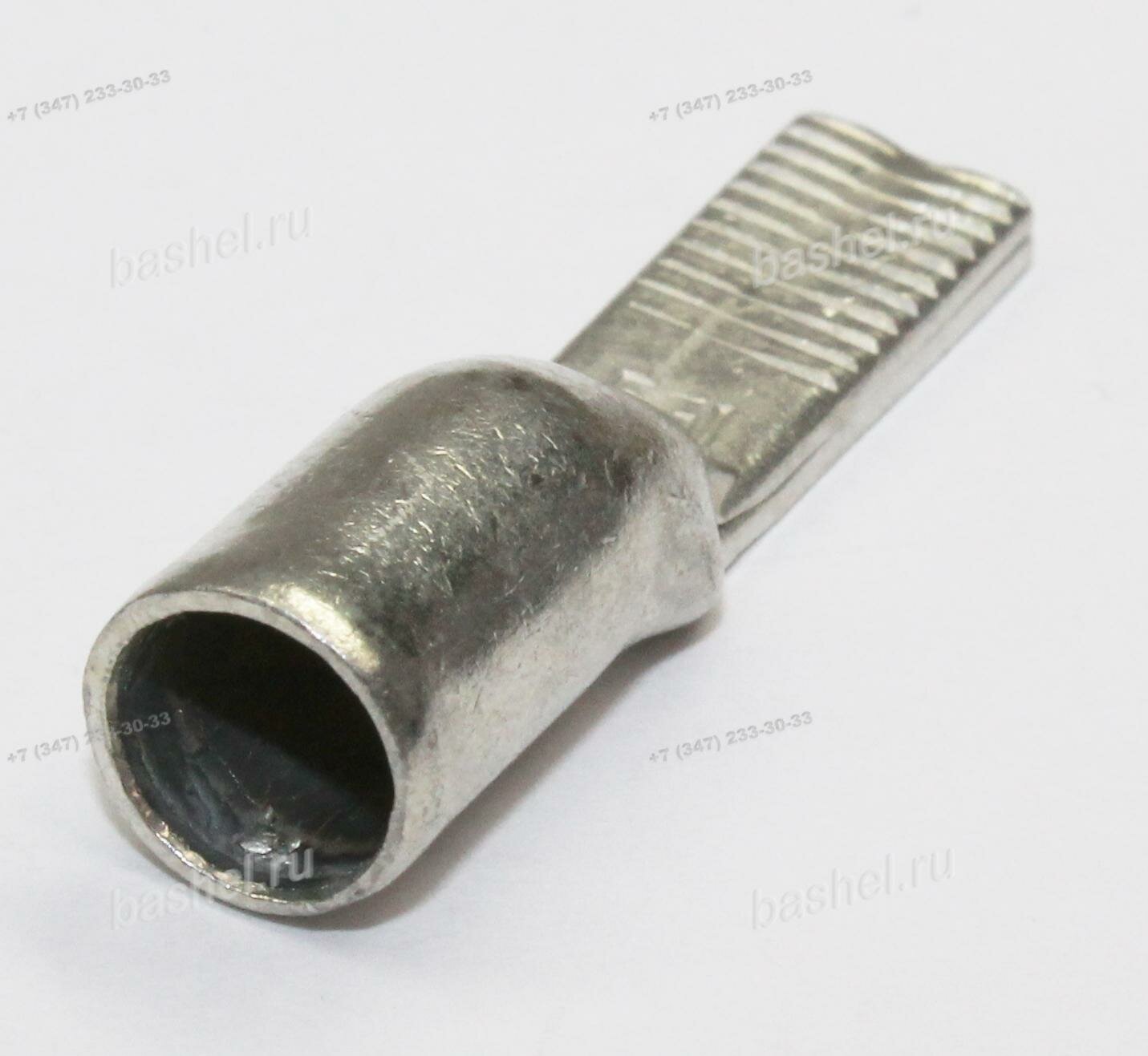 Наконечник штыревой плоский 25 мм кв, 7 х 15,5 мм (НШП)