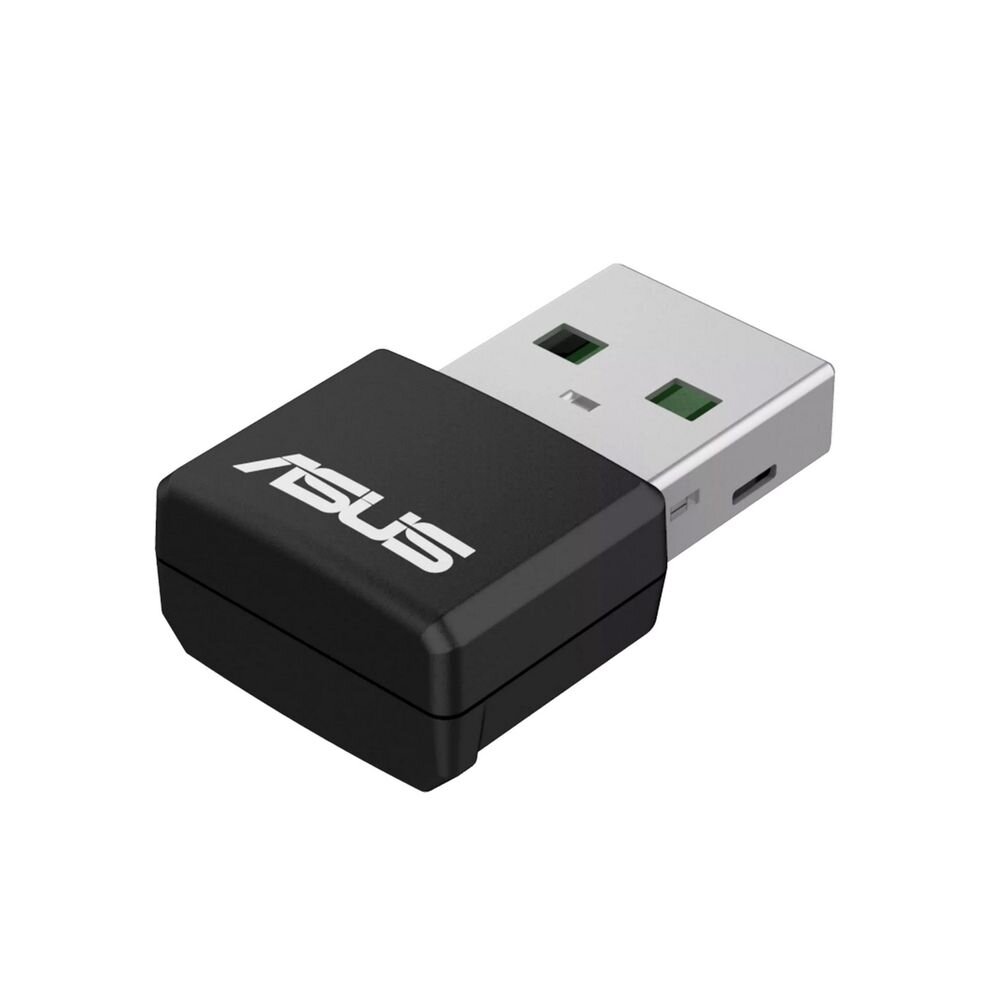 Роутер ASUS USB-AX55 NANO // WI-FI 802.11ax/ac/a/g/n, 400 + 867 Mbps USB 3.0 Adapter + 2 антенны ; 90IG06X0-MO0B00