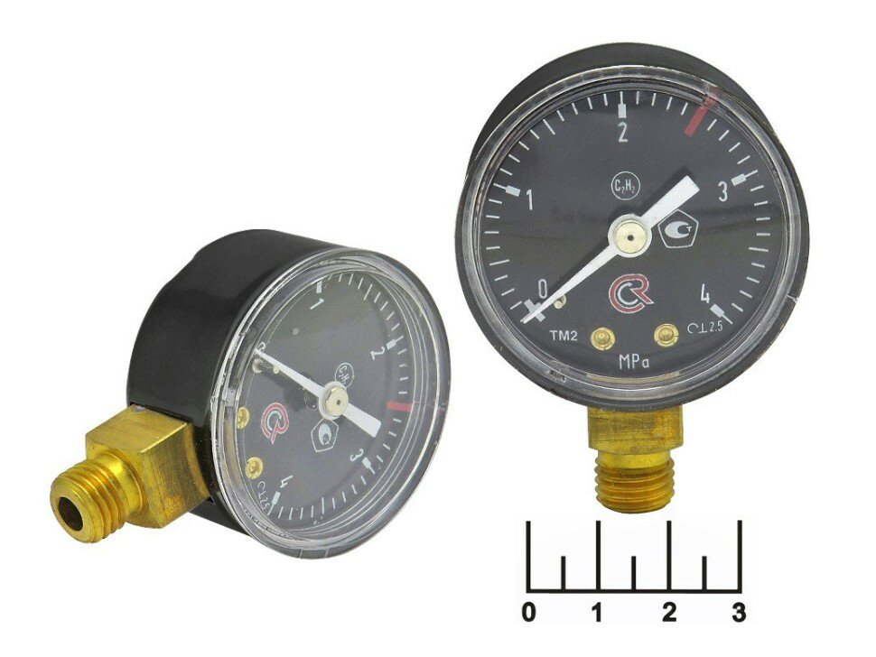 Измеритель давления 40 bar (манометр) (010370(30))