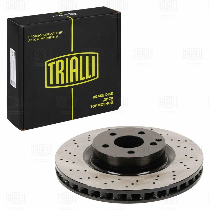 Диск тормозной передний Trialli DF 150118 для а/м Mercedes S (W221) (05-), d 335 мм