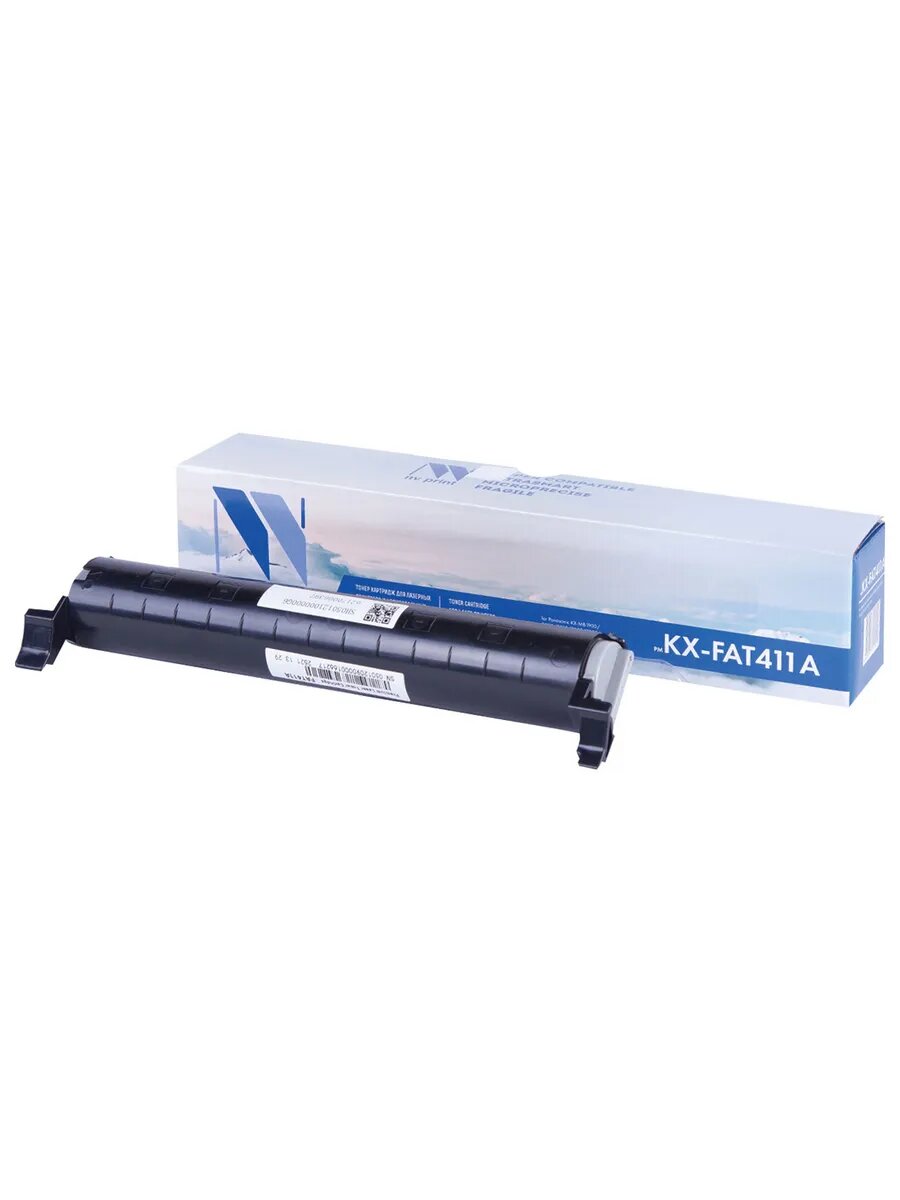 Тонер-картридж NV PRINT NV-KX-FAT411A совместимый для PANASONIC KX-MB1900/2000/2020/2030/2051/2061, черный, ресурс 2000 стр.