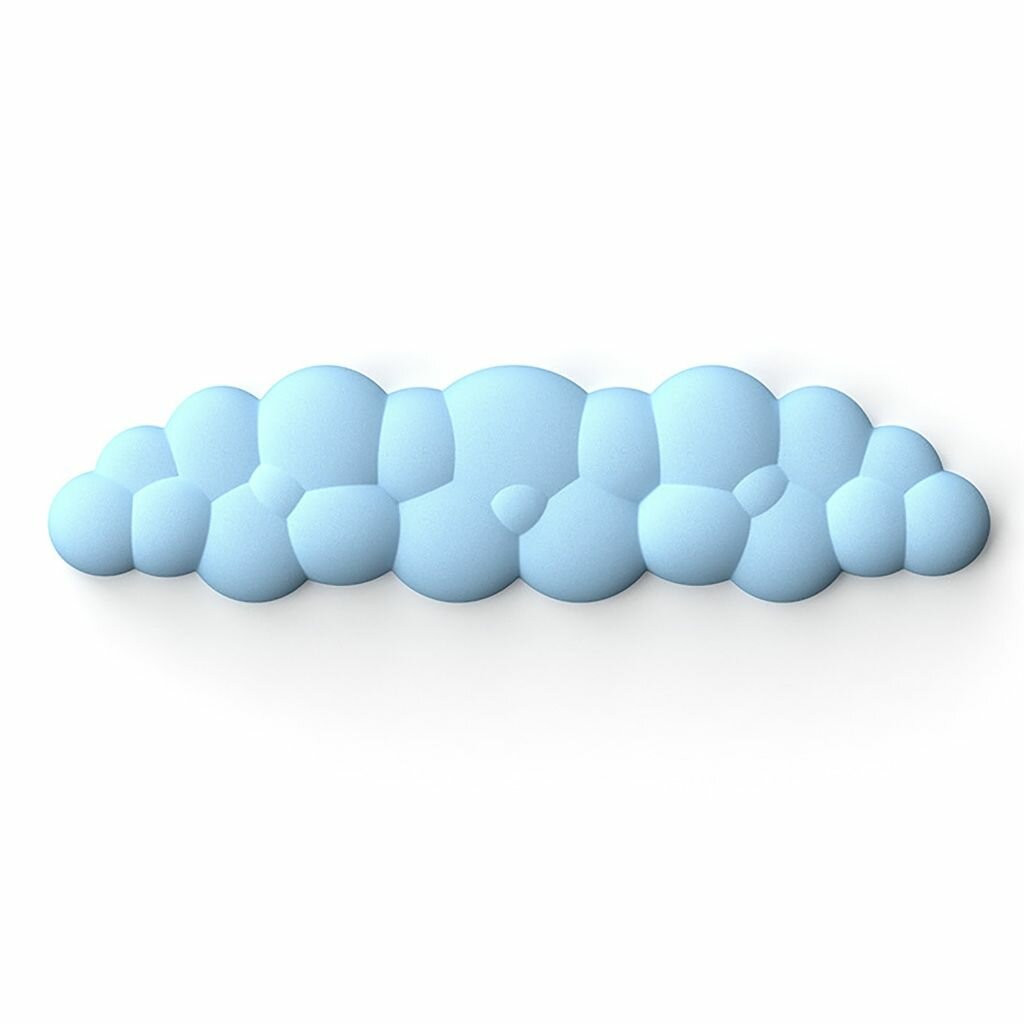 Подушка для клавиатуры и мыши Cloud Keyboard & Mouse Wrist Cushion-Blue-Long