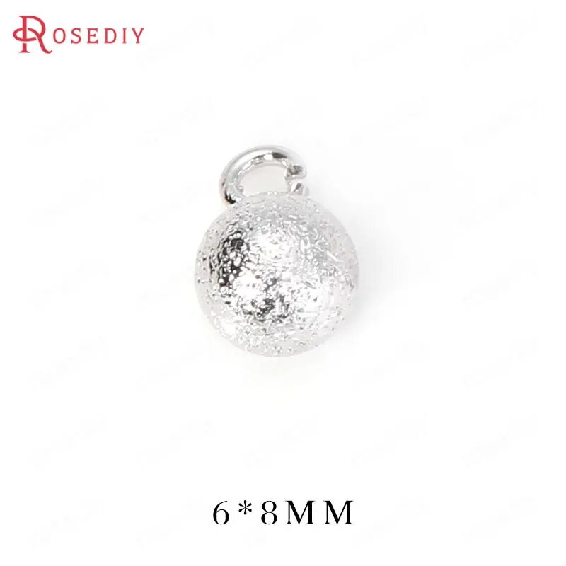 Шариковые бусины, подвески, концевые бусины Rosediy, латунь, 24-каратное золото 34375-20PCS