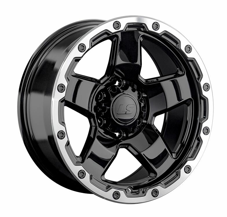 Колесный диск LS LS 1371 18x9.5" PCD6x139.7 ET5 D106.1BKL