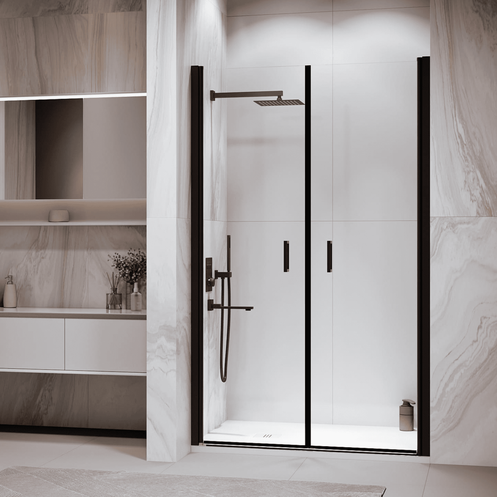 Душевая дверь RGW Passage PA-104B, распашная, прозрачная, 120х195 см