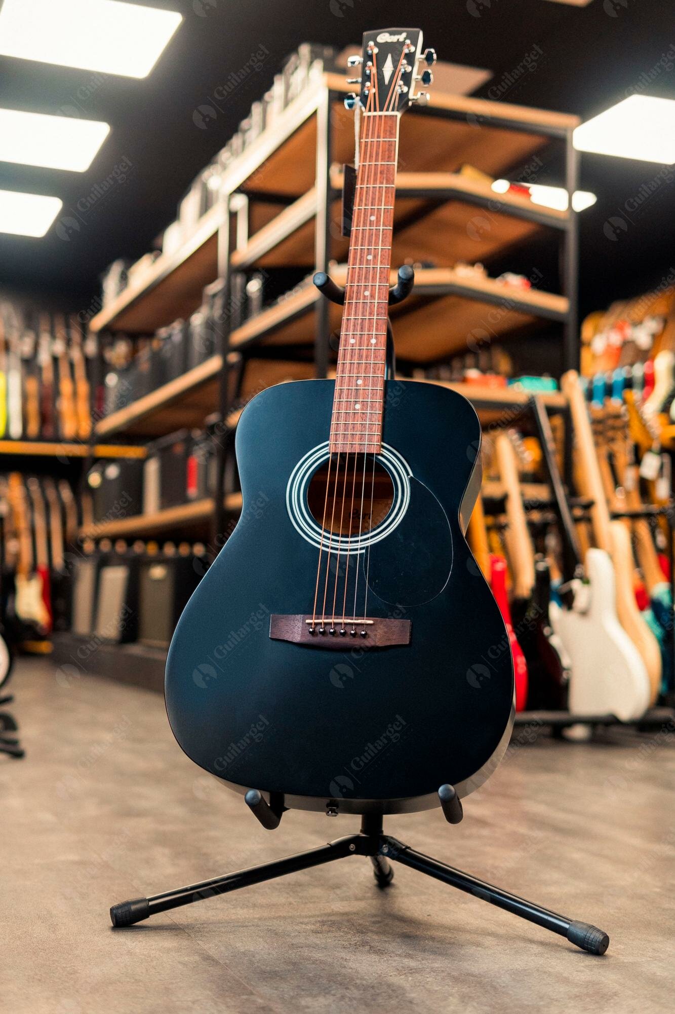 Акустическая гитара Cort AF510-BKS