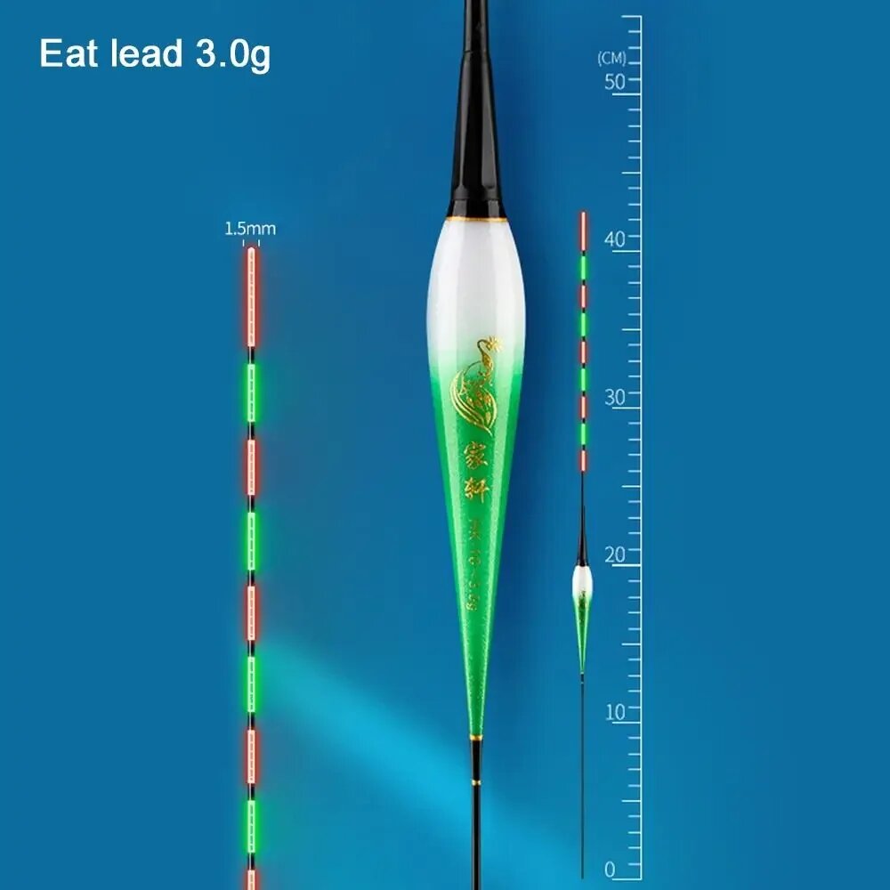 Умный светодиодный электронный поплавок для рыбалки, нано-свет, поплавок, напоминание, буй, датчик гравитации, светящийся электрический стробоскоп для ночной рыбалки, длинный хвост