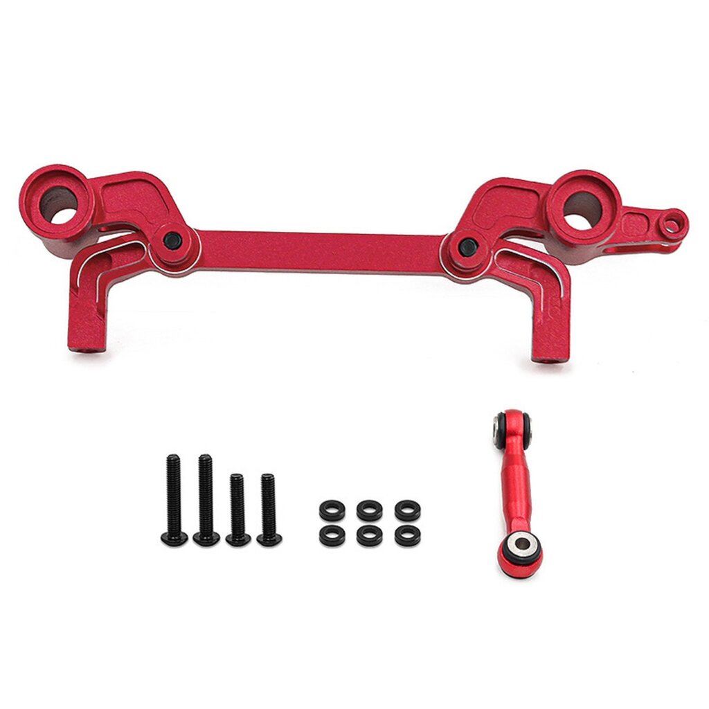 Комплект рулевого управления TRAXXAS 1/10 из алюминиевого сплава 4-TEC DRIFT-красный