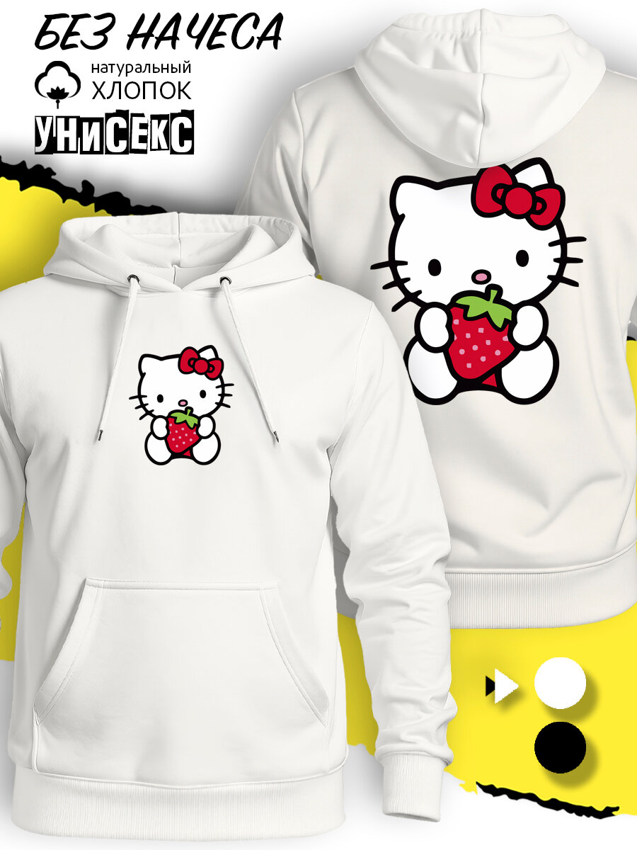 Худи Толстовка свитшот Hello Kitty