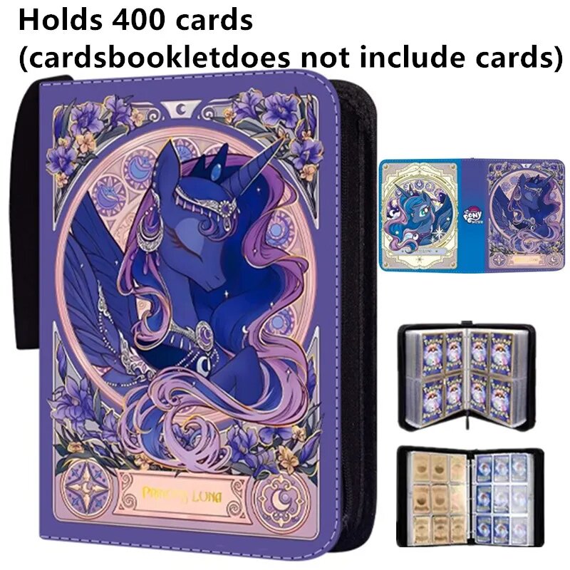 Альбом для карточек My Little Pony Bandai 4/9 слотов Темно-синий, B-hold 400 cards