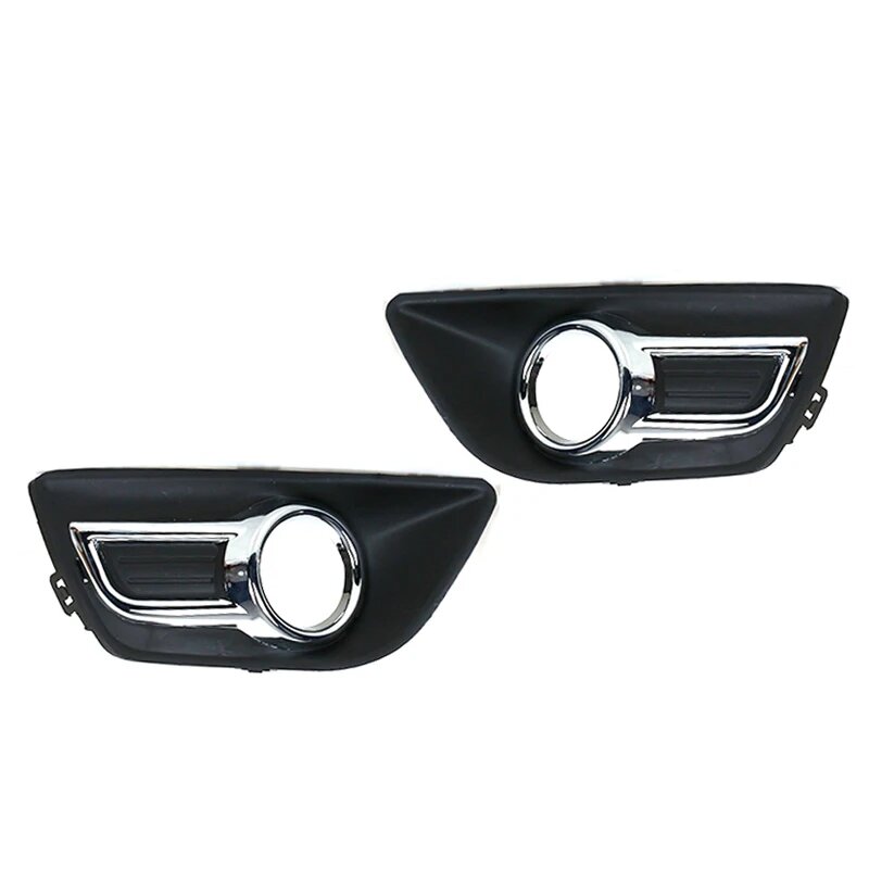 Передний бампер, хромированная крышка, противотуманная лампа, крышка рамы, крышка, автомобильный Стайлинг для Citroen C4 2008 2009 2010 2011 1 Pair