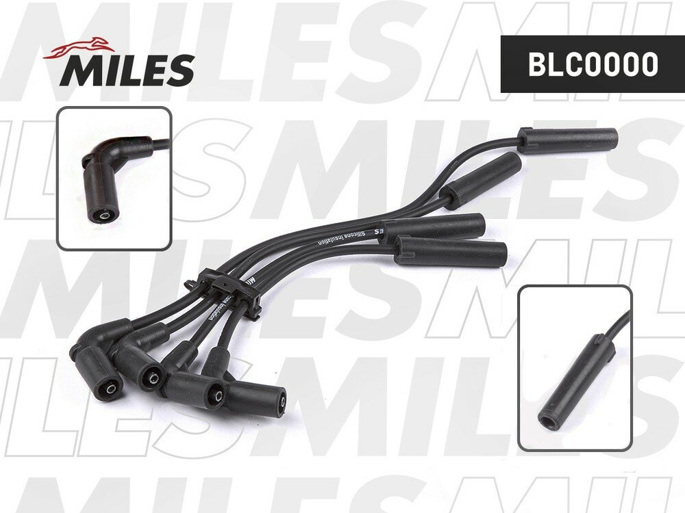 Комплект проводов зажигания MILES BLC0000 Renault Logan, Sandero 1,4 1,6-8 клапанов