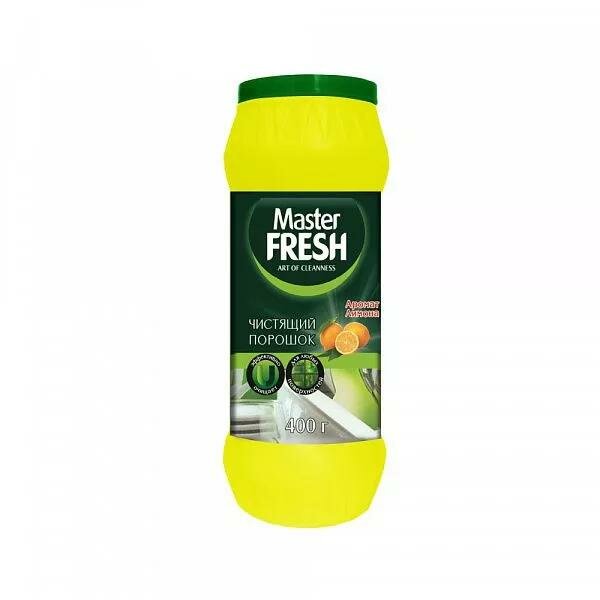 Чистящий порошок Master FRESH Аромат лимона, 400 г, для всех типов поверхности