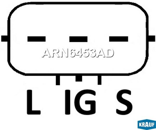 Регулятор генератора KRAUF ARN6453AD Toyota Land Cruiser 4.2 Td 100 J101Hd-Fte 01.1998-, Lexus Gs400 4.0 1Uz-Fe 01.1997-12.2000, Lexus Ls400 4.0 V8 1Uz-Fe 01.1997-12.2000