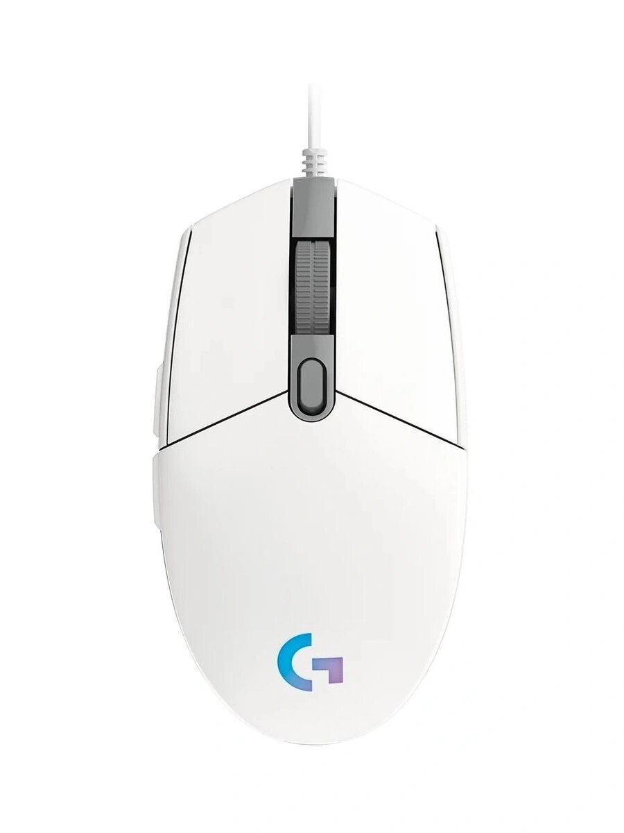 Мышь Logitech G102 LightSync белый оптическая (8000dpi) USB 5 кнопок