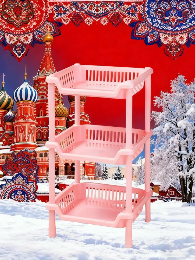Полка Напольная Прямая, 18х27х34 см, 1 шт.