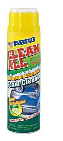 Очиститель универсальный пенный с запахом лайма ABRO FC-650-RW (650мл.)